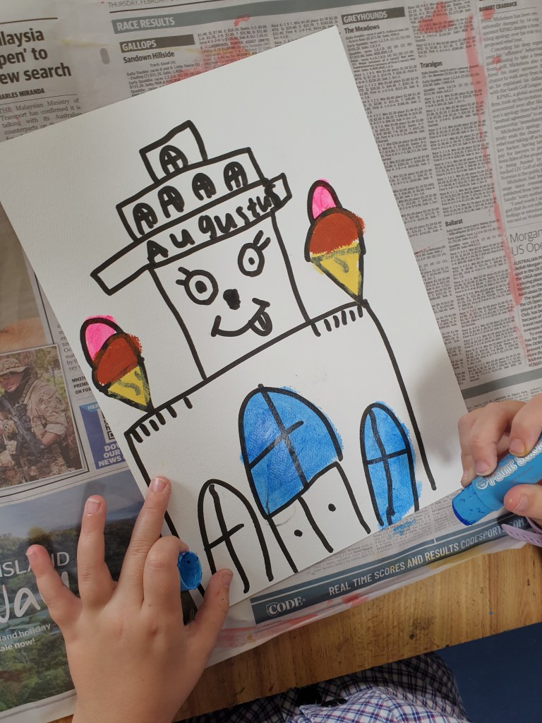 Places in my Community~ James Rizzi inspired. Yr 1-2 art lesson ...