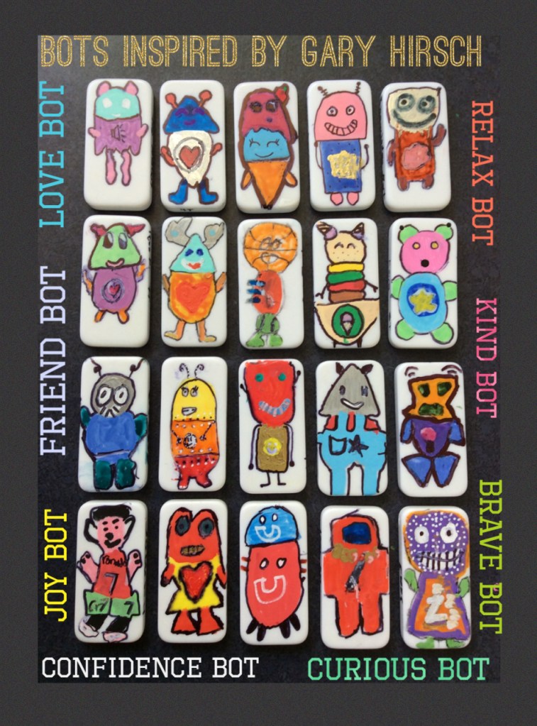 BOTJOY inspired by Gary Hirsch - Primary School Art