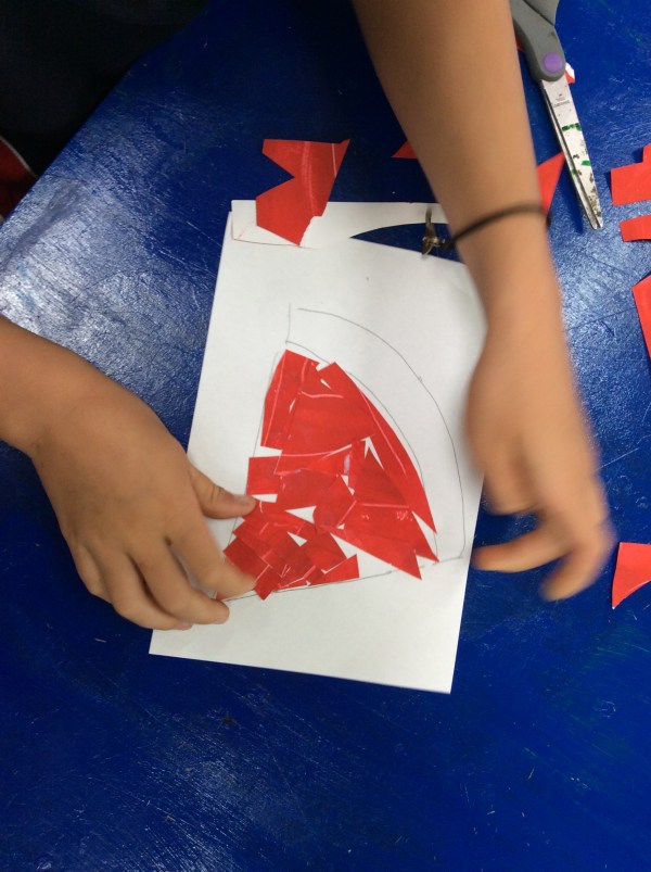 Fruit & Vegetable Collages ~ Year 1 - Primary School Art