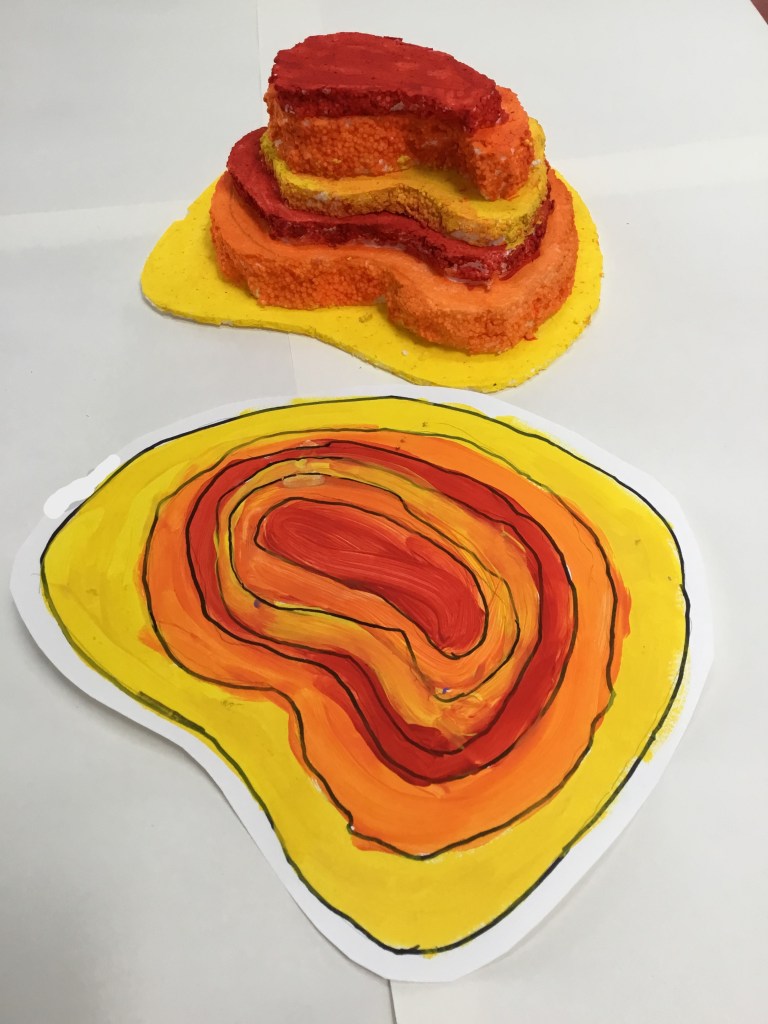 Topographic Models~ Year 5 - Primary School Art