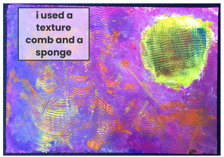 Abstract Outer Space scene inspired by Peter Thorpe ~ Year 5-6 ...