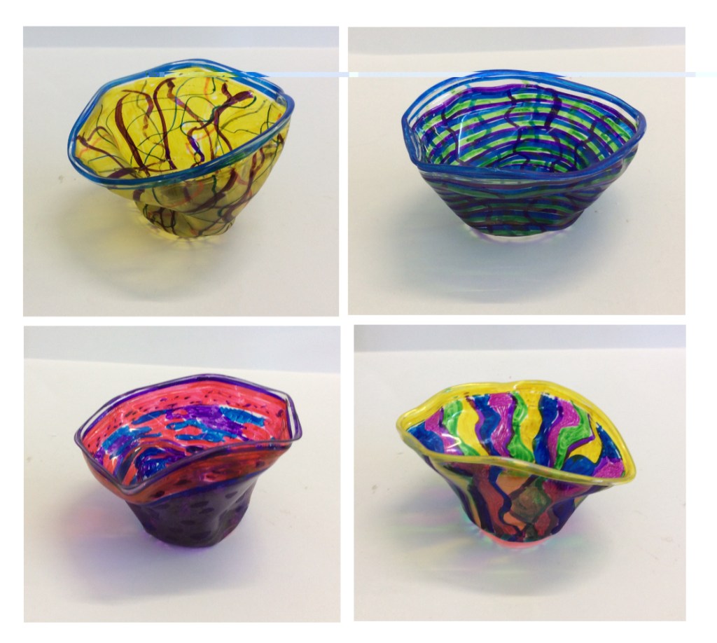“Glass Bowls” Dale Chihuly inspired~ Year 3-4 art lesson - Primary ...