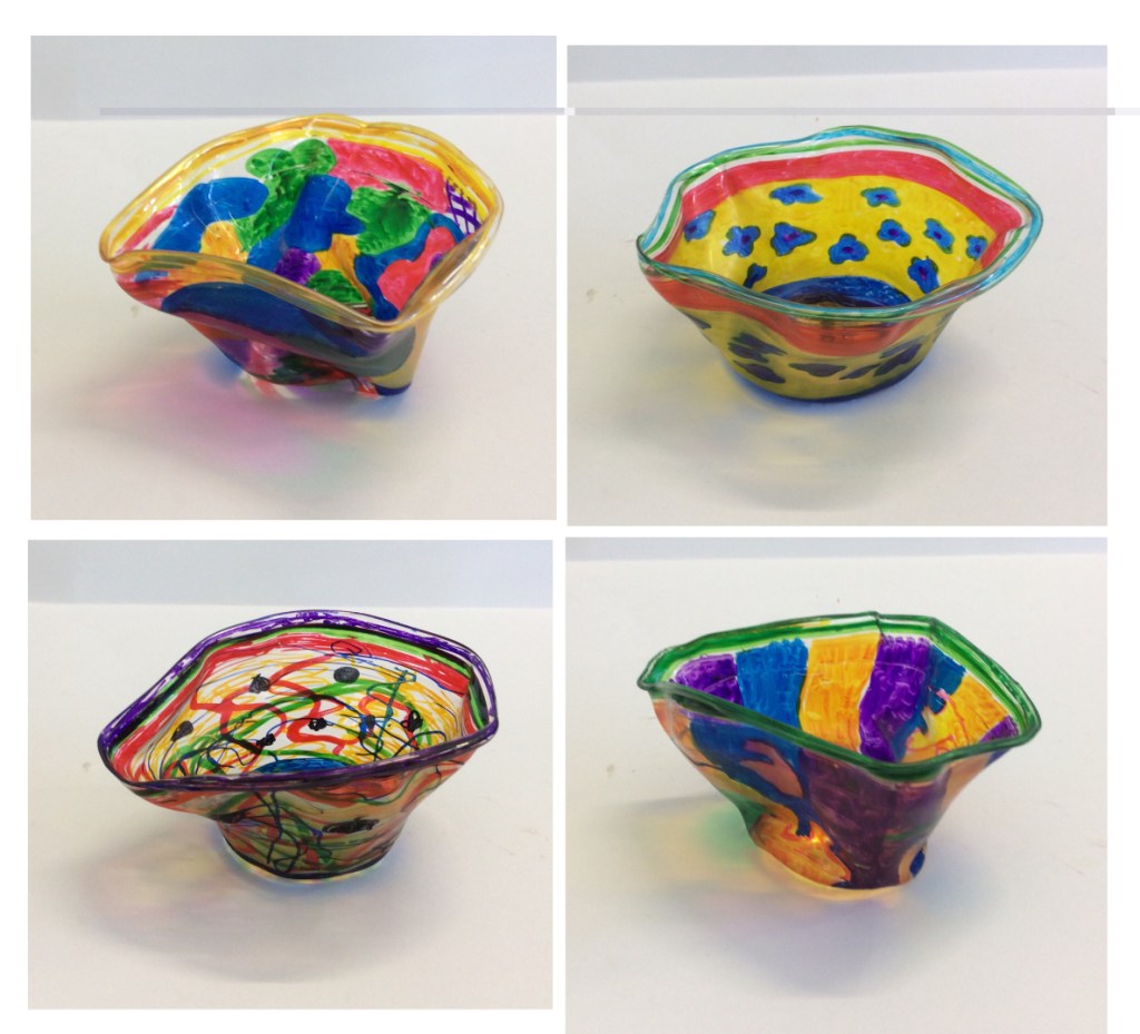 “Glass Bowls” Dale Chihuly inspired~ Year 3-4 art lesson - Primary ...
